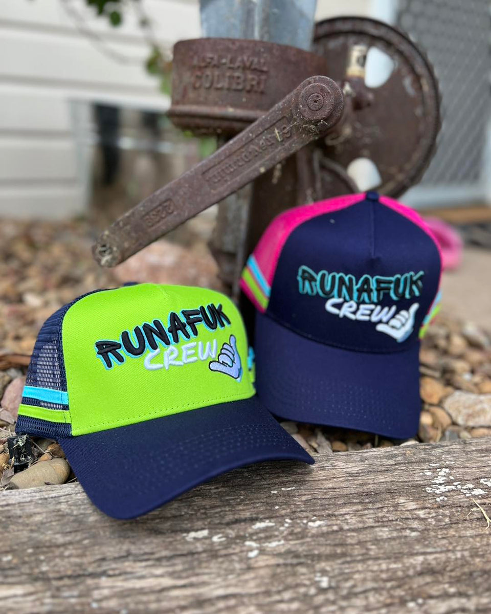 RUNAFK CREW Caps – Avondale Custom Gear